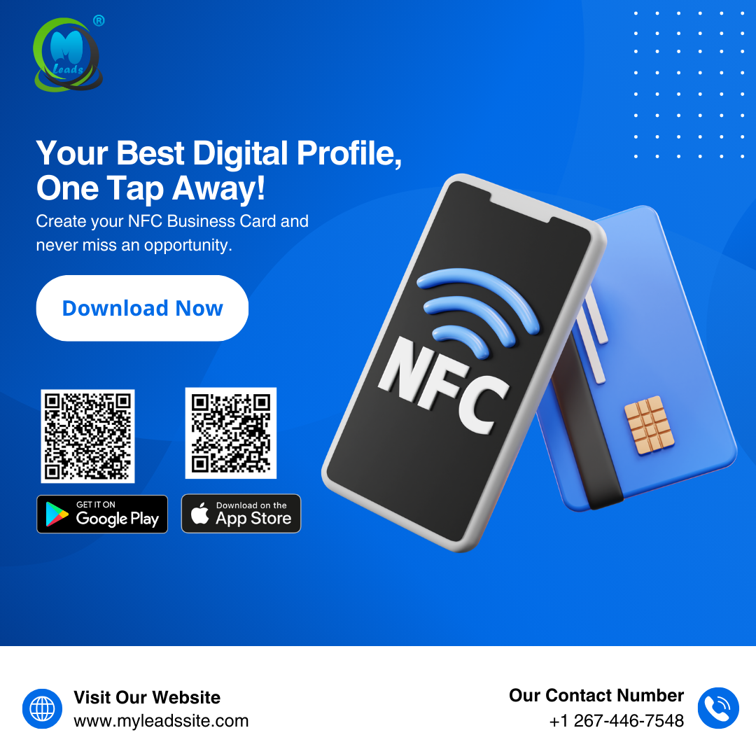 Create NFC Digital Business Cards with MLeads-Connect & Convert